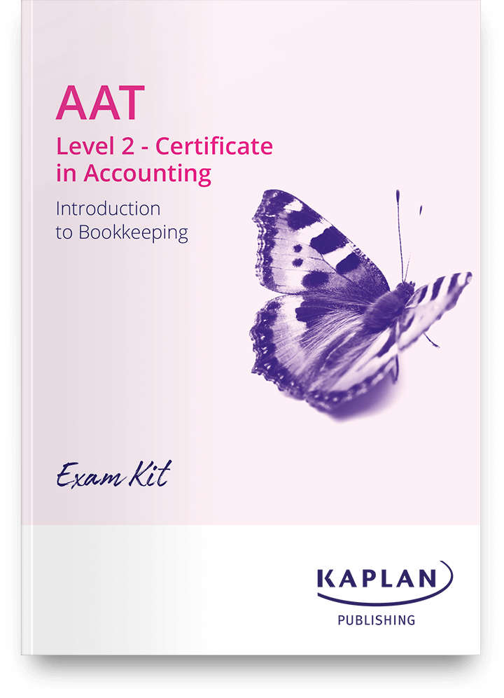Exam Kit for AAT Introduction to Bookkeeping | Kaplan Publishing